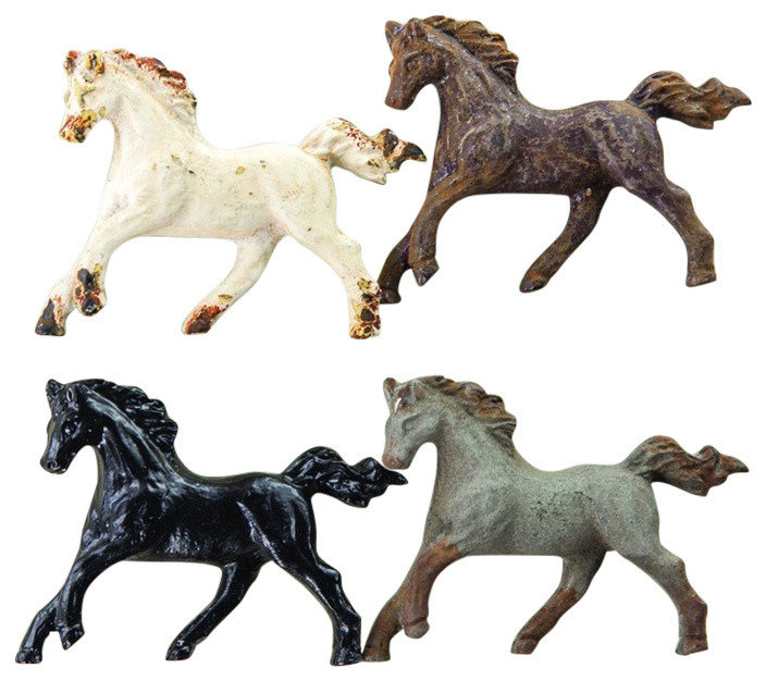 For Your Desk Horse Magnets, 4-Piece Set - Contemporary - Desk ...