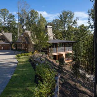 75 Beautiful Rustic Gable Roof Pictures & Ideas | Houzz