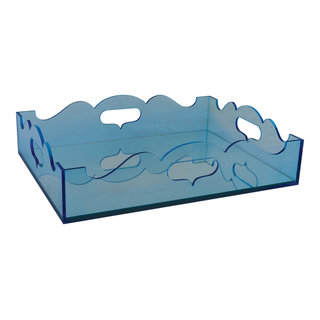 Queen Anne Tray - Asian - Serving Trays - by Port 68 | Houzz