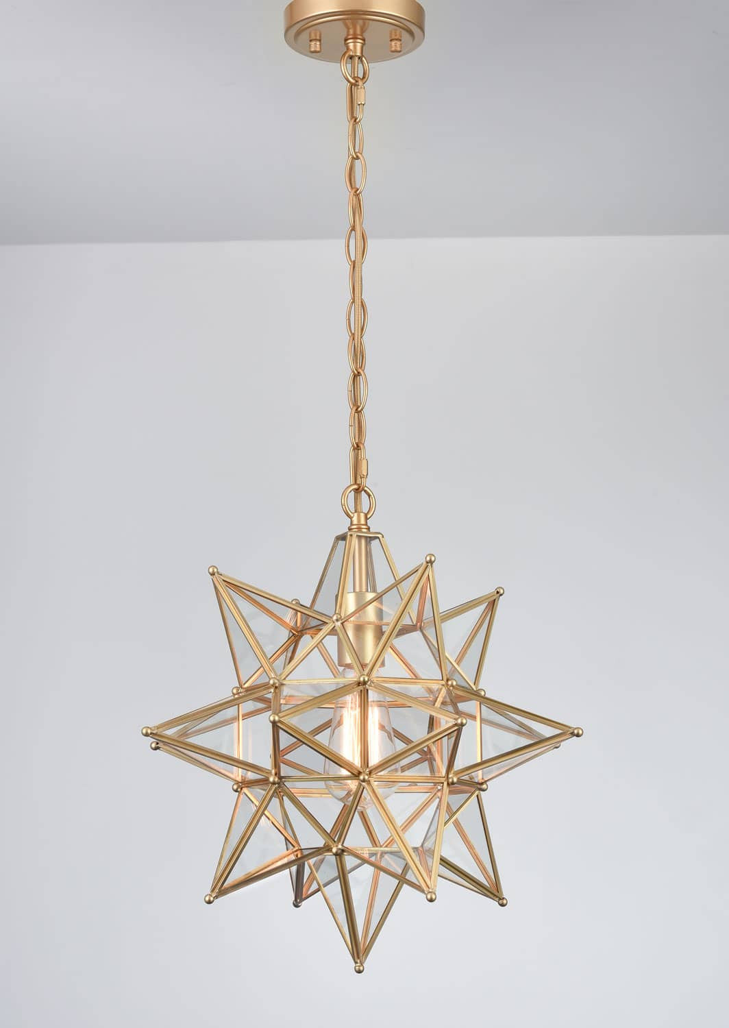 Modern Star Pendant Light, 16 Inch - Mediterranean - Pendant Lighting ...