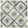 Kings Marrakech Blue Ceramic Floor and Wall Tile - Farmhouse - Wall And ...