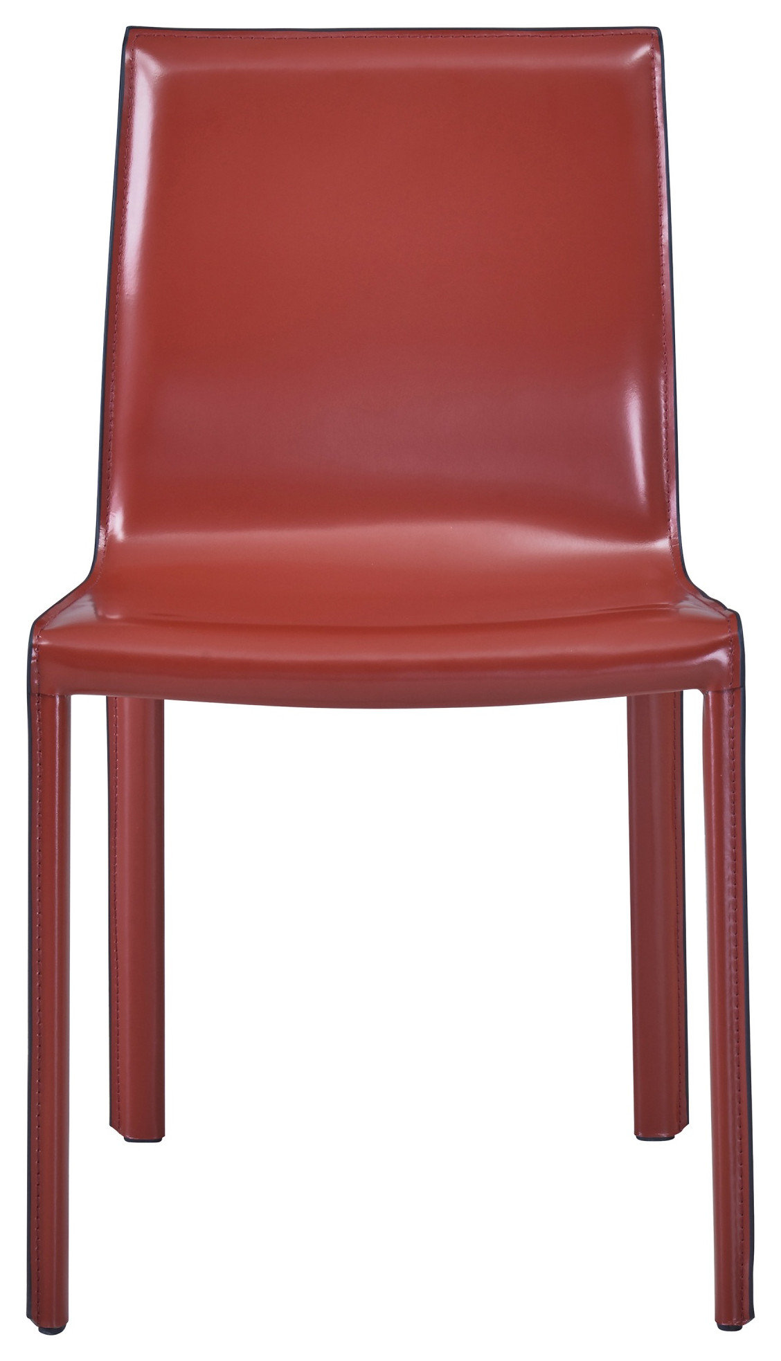 Gervin Recycled Leather Chair, (Set Of 2) - Contemporary - Dining ...