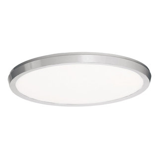 Argo LED Flush Mount, Brushed Nickel - Transitional - Flush-mount ...