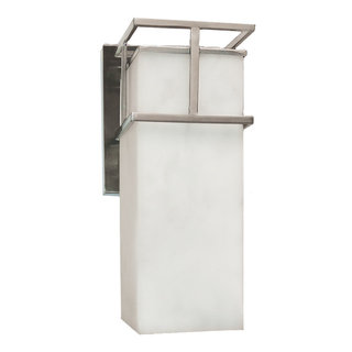 Structure 1-Light, Small Outdoor, LED, Brushed Nickel - Transitional ...