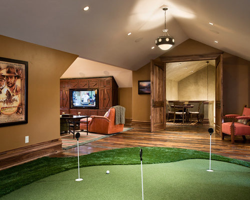 Indoor Putting Green | Houzz