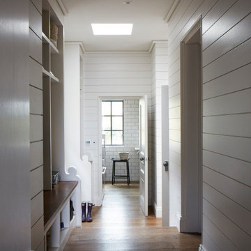 75 Shiplap Wall Hallway Ideas You'll Love - June, 2025 | Houzz