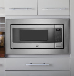"built-in" look microwave