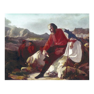 "Garibaldi On The Island of Caprera" Paper Print by Silvestro Lega, 18 ...