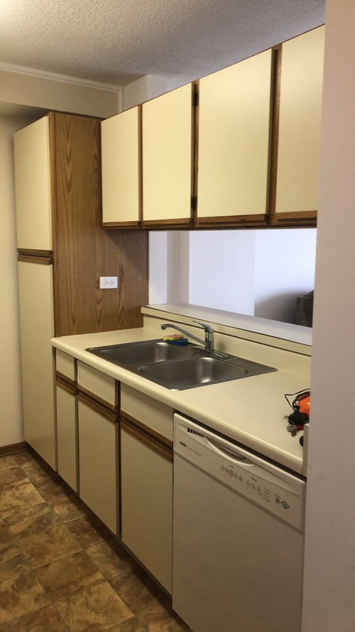 Closed off galley kitchen design- possible to open up?