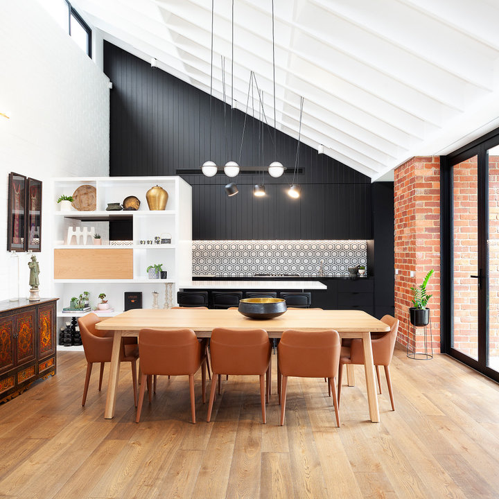 75 Vaulted Ceiling Kitchen/Dining Room Combo Ideas You'll Love ...