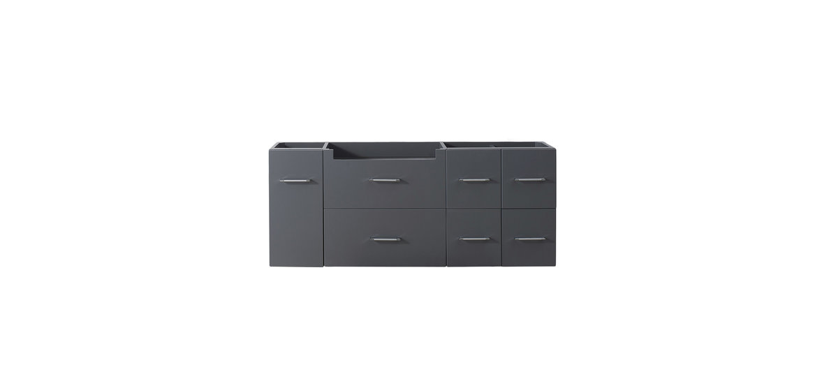 Hazel 55" Cabinet Only, Gray - Modern - Bathroom Vanities And Sink ...