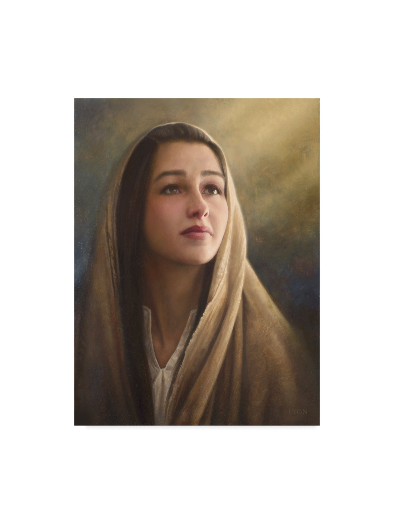 Howard Lyon 'Blessed Art Thou' Canvas Art, 32"x24" - Traditional ...