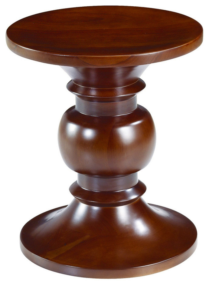 Modern Classics Walnut Stool Style B, Walnut, 15"H x 13.25"W x 13.25"D ...