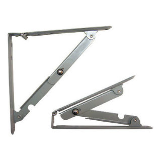 Set of 2 Folding Shelf Bracket, 8"x8" - Contemporary - Brackets - by ...