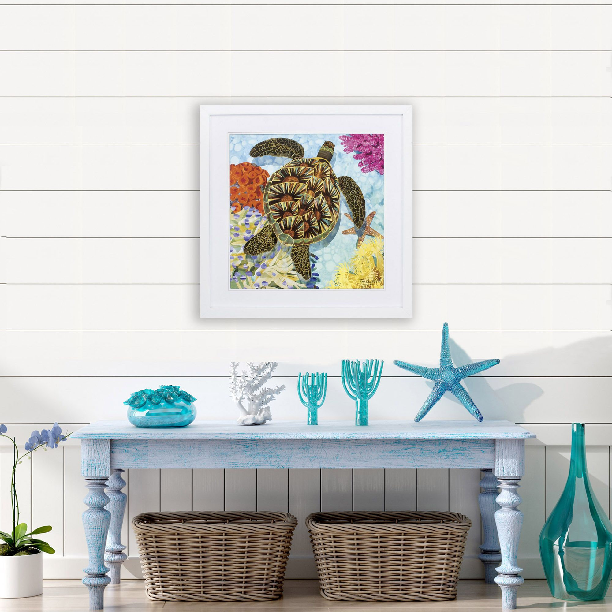 Sea Turtle - Beach Style - Prints And Posters - by Morning Design Group ...
