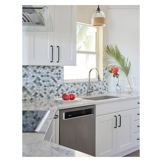 #Fishscale Tide - Beach Style - Kitchen - Other - by Angie Keyes CKBD ...