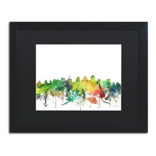 Marlene Watson 'San Diego California Skyline SP' Art, 20"x16 ...