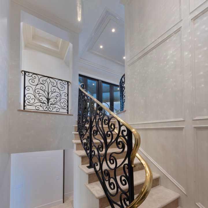 75 Wall Paneling Staircase Ideas You'll Love - March, 2025 | Houzz