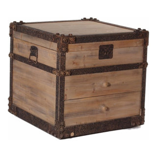 Wooden Cabinet, Brown - Rustic - Accent Chests And Cabinets - by Ami ...