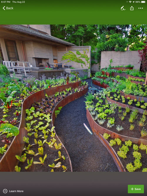 please give advice or suggestions for a flexible 6-12 inch high edging