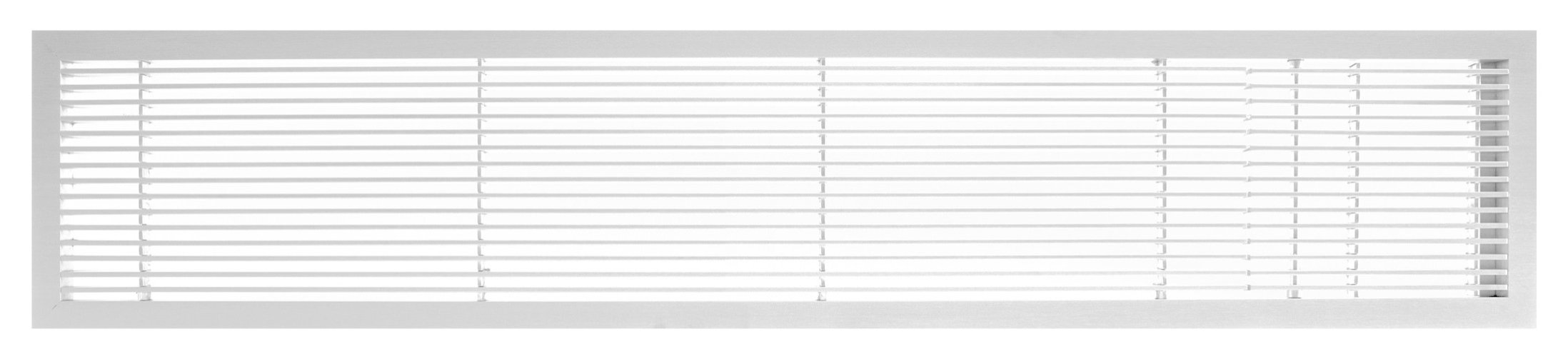 AG10 6"x42" Aluminum Fixed Bar Air Vent Grille With Door - Contemporary ...
