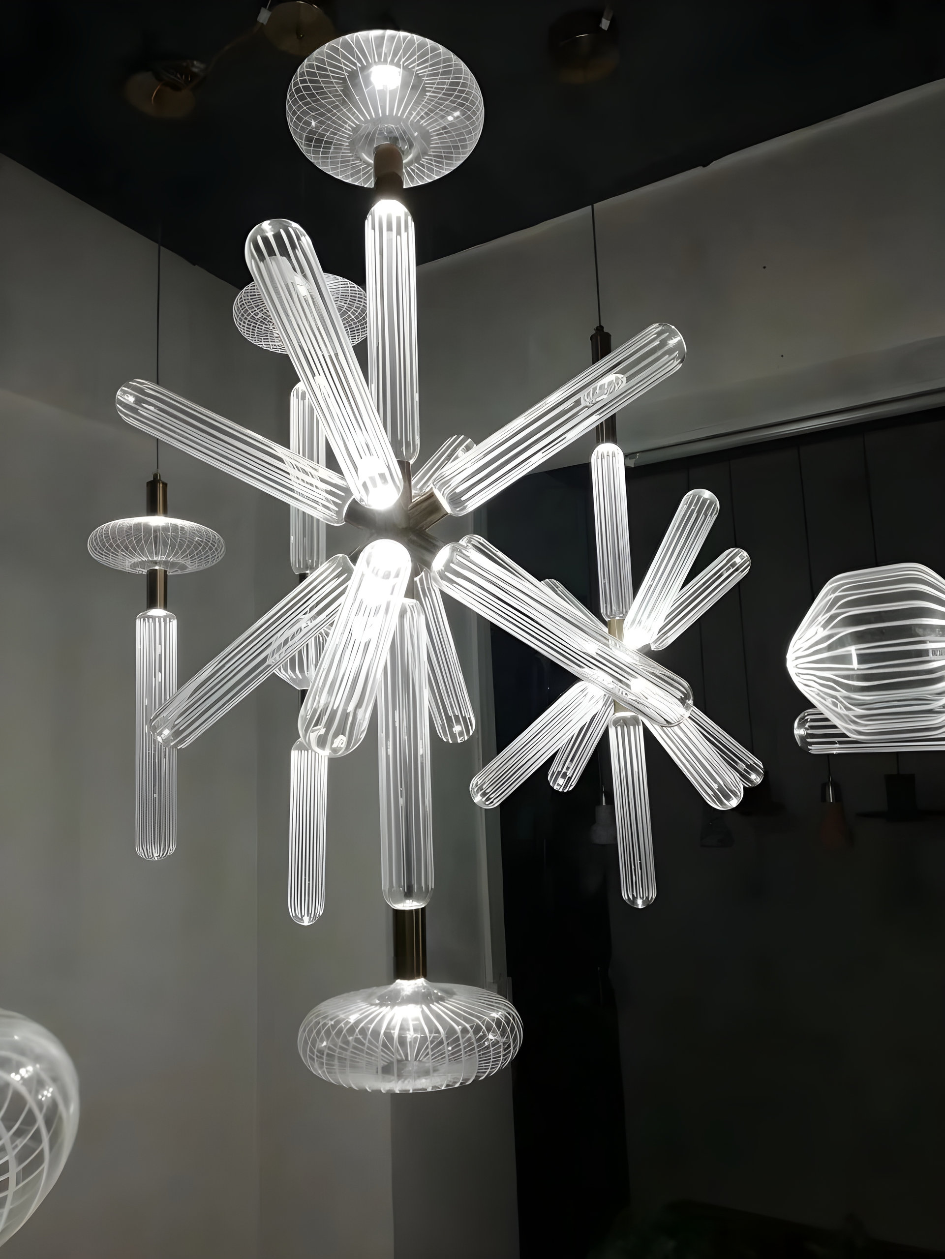 Plascassier | Creative Glass Chandelier For Staircase, F 4.7x17.7 ...