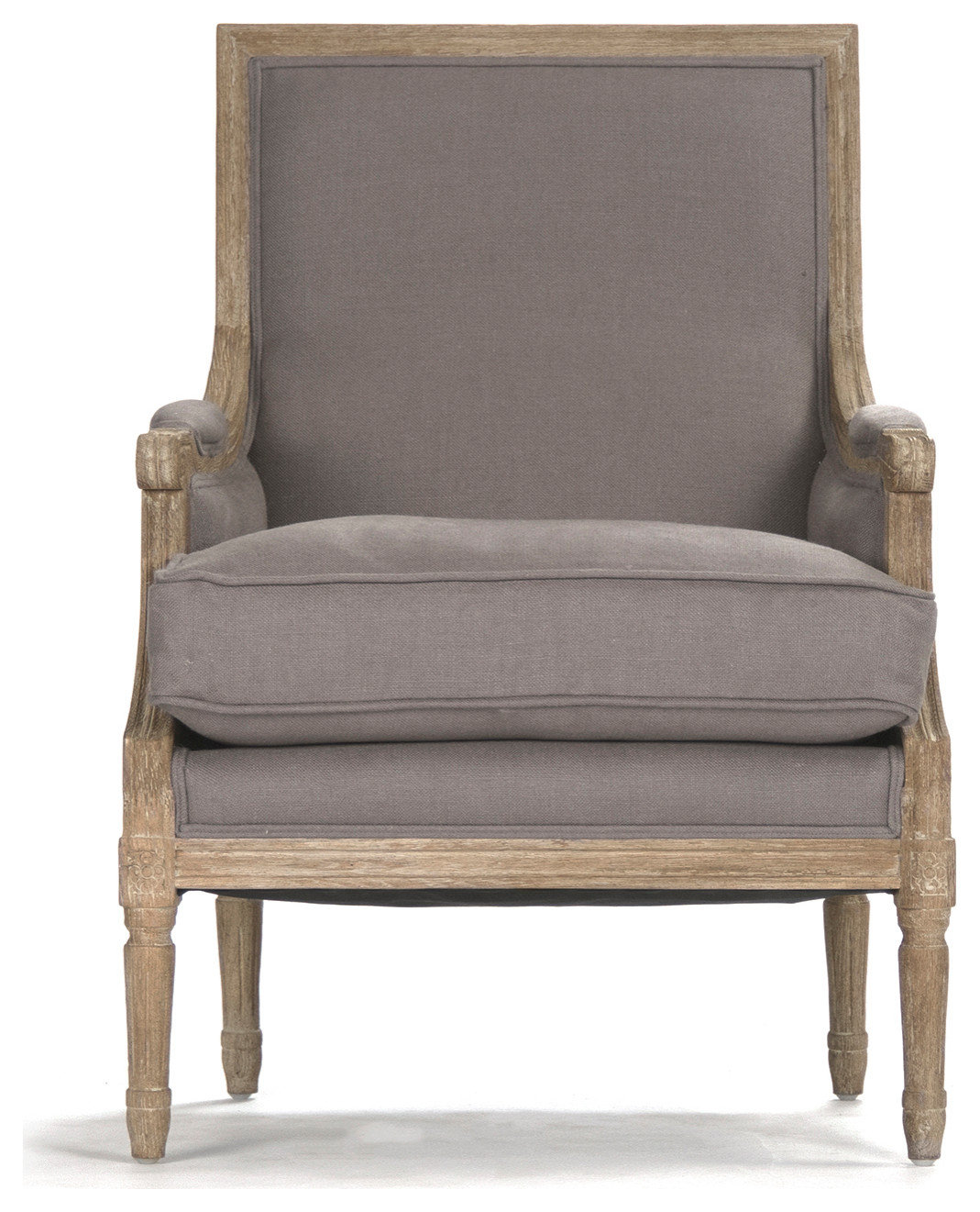 Gray Club Chair - French Country - Armchairs And Accent Chairs - by ...