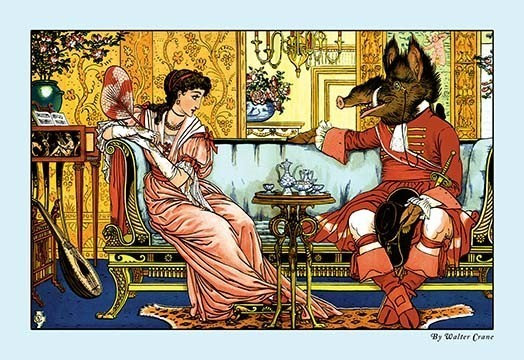Beauty and the Beast - The Courtship, 20" x 30" - Traditional - Prints ...