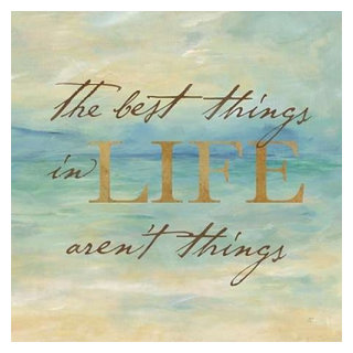 "Ocean Reflections Sentiments II" Print, 12 x 12 - Contemporary ...