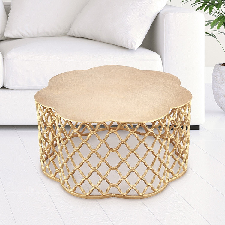 Honeycomb Pattern End Table - Mediterranean - Side Tables And End ...