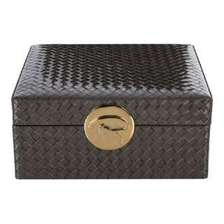 Dark Gray Jewelry Box, OROA Rosaly, Large - Contemporary - Jewelry ...