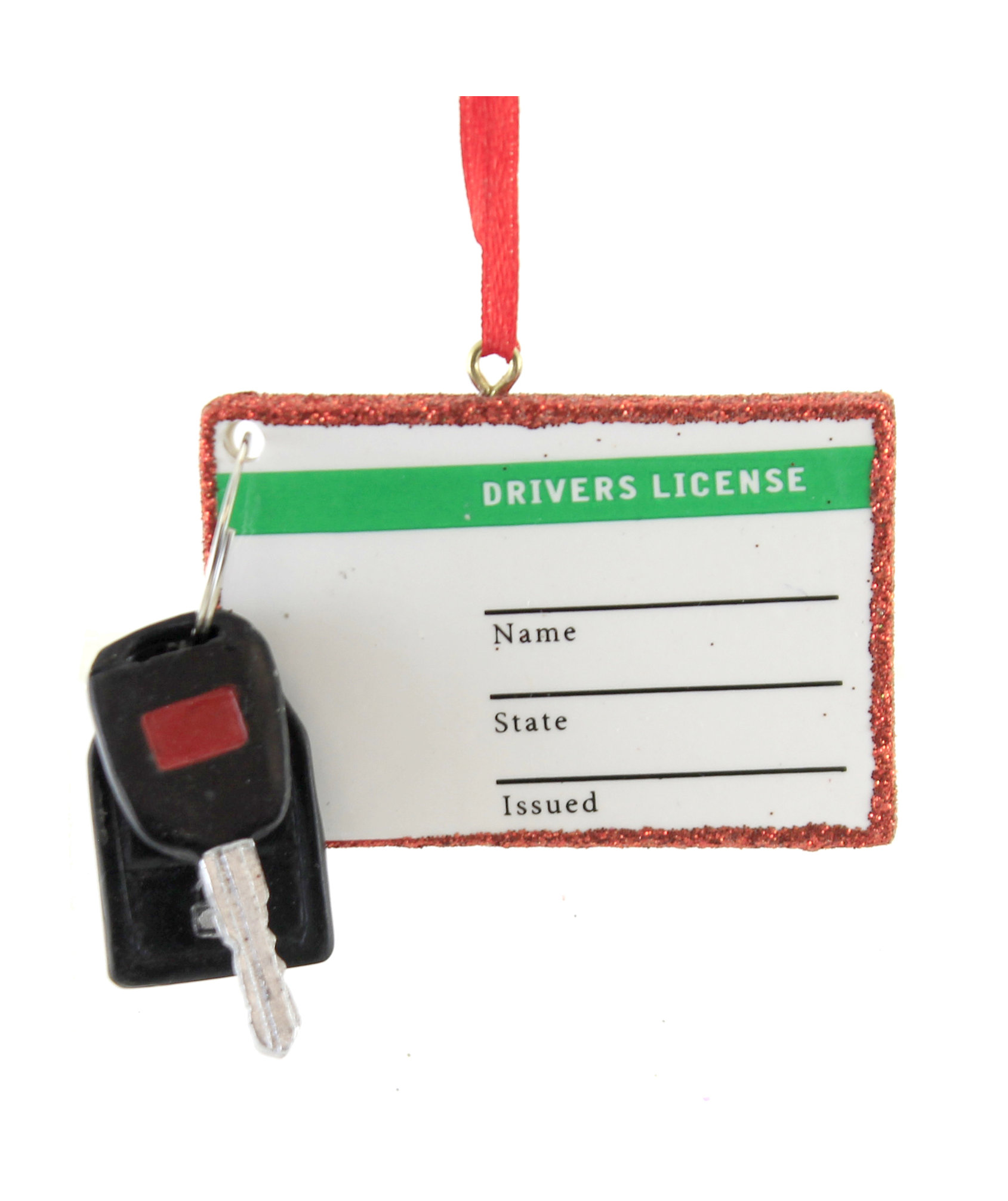 Kurt S. Adler Drivers License Diy Personalize 1St Car Keys, 2.5 In H X ...