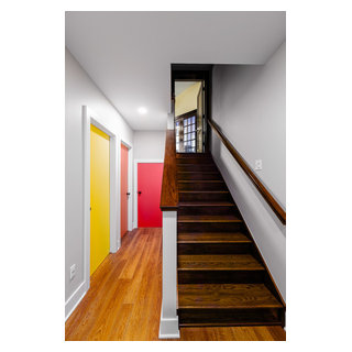 1920s Ann Arbor Colonial Gets a Refresh - Traditional - Basement ...