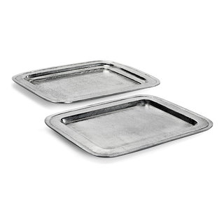 Hamilton Antique Rectangular Trays, 2-Piece Set - Contemporary ...