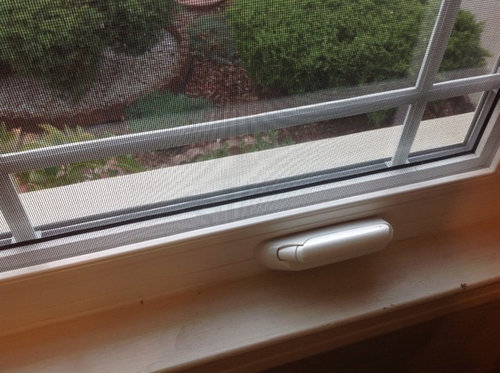 Window treatments for front facing windows-casement windows