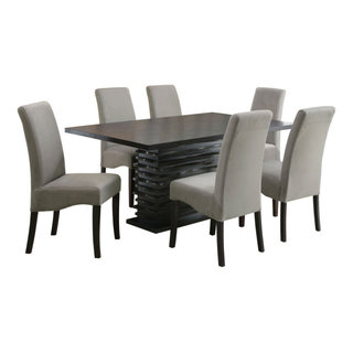 Stanton 7-piece Rectangular Dining Table Set Grey - Dining Sets - by ...