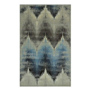 Dalyn Beckham BC8120 Ivory Rug, 4'11"X7'5" - Contemporary - Area Rugs ...