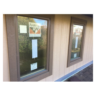 LP Smartside 4x8 sheets, Anderson 400 series Casement windows and trim ...