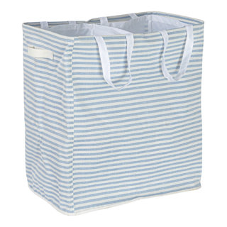 Pop-Up Mesh Laundry Hamper, Blue - Beach Style - Hampers - by Household ...