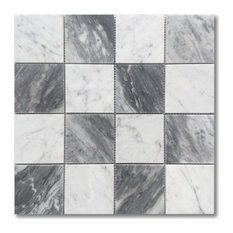 Diagonal Checkerboard Tile | Houzz