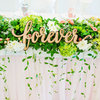 Forever Script Wood Word Wall Art Sign, 24" wide x 9" tall ...