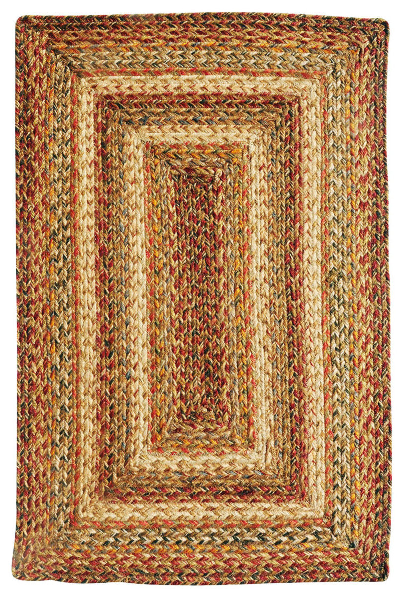 Homespice Decor Harvest Jute Braided Rug (Rectangle), 6'x9 ...