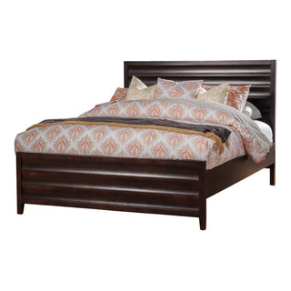 Alpine Furniture Legacy Standard King Panel Bed, Black Cherry ...