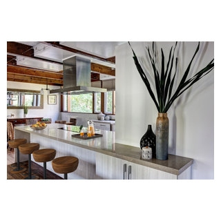 Mid-century Kitchen with a Modern Rustic Appeal - Modern - Kitchen ...