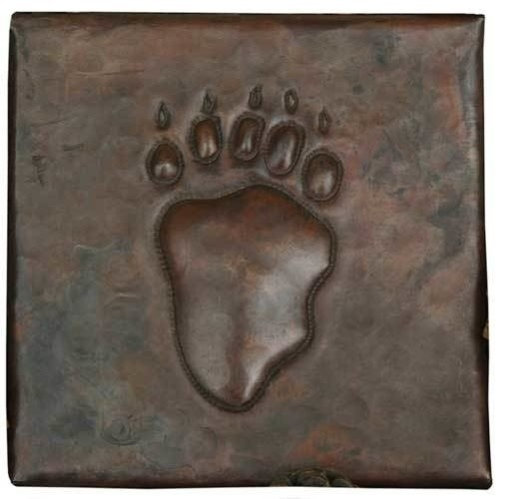 Bear Claw Design Copper Tile (TL320), 6x6 - Rustic - Wall And Floor ...