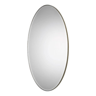 Uttermost Petra Oval Mirror - Contemporary - Wall Mirrors - by Hudson ...
