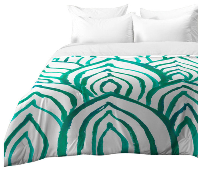 Rebecca Allen Emerald Coast Comforter, Twin - Contemporary - Comforters ...