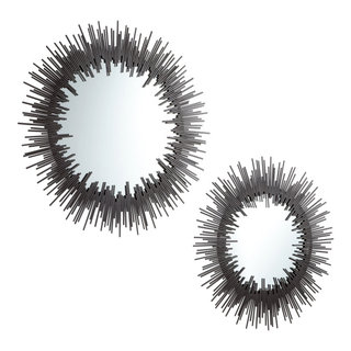 Aurora Mirror #1, Graphite - Transitional - Wall Mirrors - by LAMPS ...