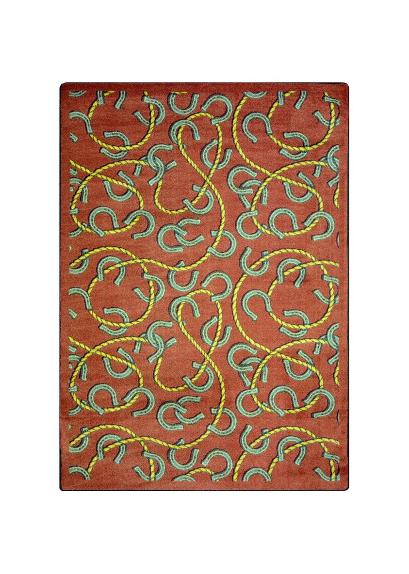 Kaleidoscope, Whimsical Area Rugs Rodeo Rug, 5'4" x 7'8" - Southwestern ...