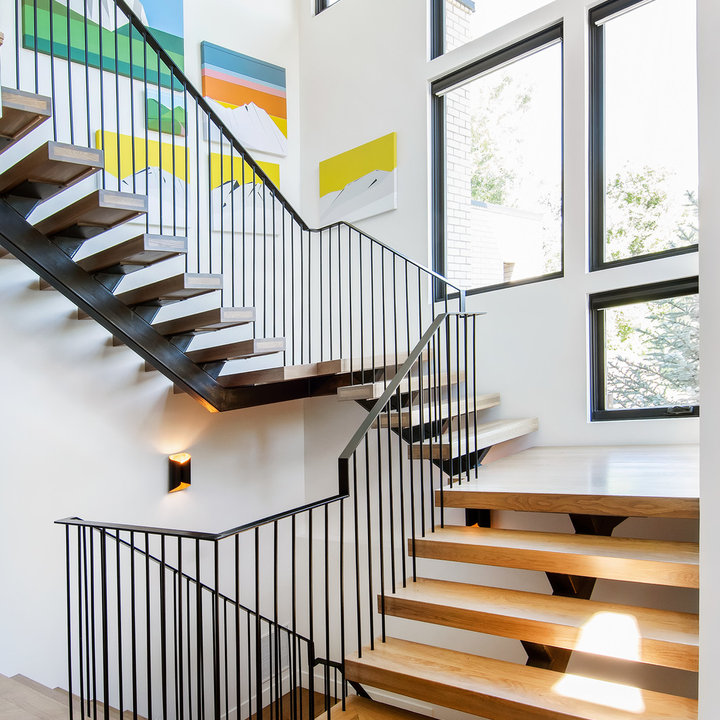 75 Beautiful Floating Staircase Ideas & Designs - July 2024 | Houzz AU